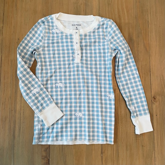 Roller Rabbit | Pajamas | Roller Rabbit Plaid Elephant Henley Pajama ...